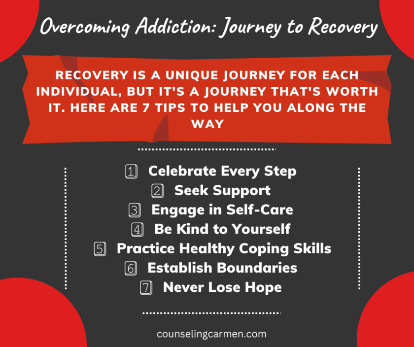 Overcoming Addiction: Embrace the Journey to Recovery! – Counseling Carmen